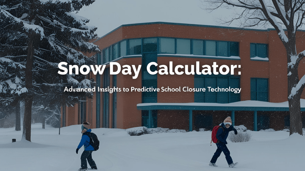 Snow Day Calculator: Advanced Insights into Predictive School Closure ...